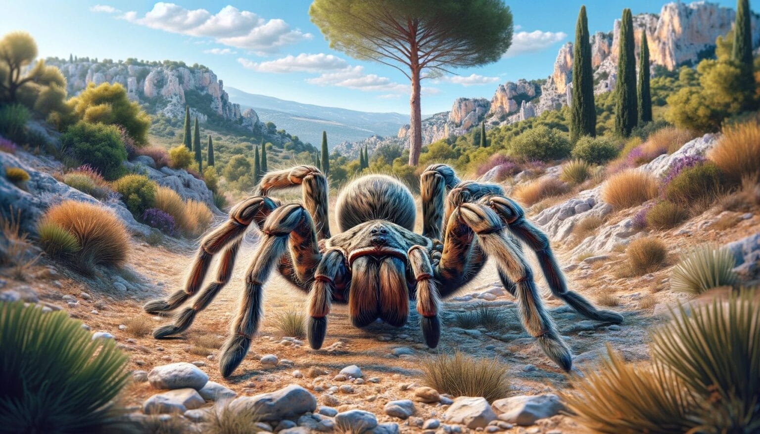 🕷️ Mygale de Provence : tout savoir sur cette araignée fascinante